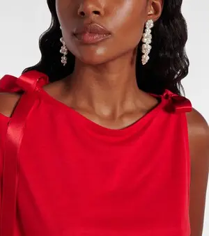 Simone Rocha Drip Faux Pearl Drop Earrings