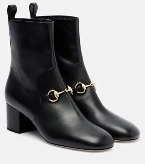 Women's Gold-Tone Hardware Ankle Boots
