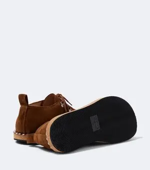 Loewe Studded Suede Lace-up Shoes