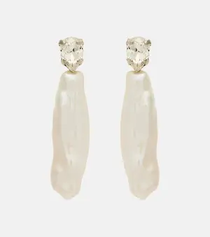 Simone Rocha Earrings With Freshwater Pearls Multicoloured