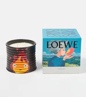 Loewe X Howl'S Moving Castle Calcifer Medium Candle - Black