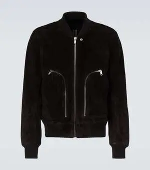 Rick Owens Remoray Suede Bomber Jacket