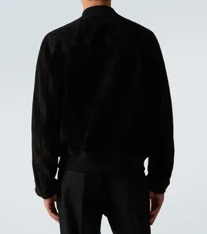 Rick Owens Remoray Suede Bomber Jacket
