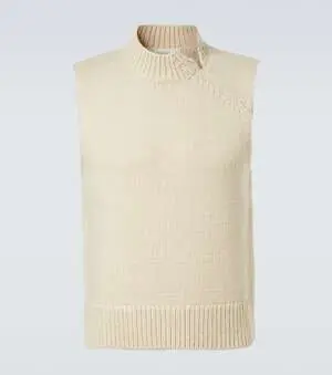 Dries Van Noten Wool And Cashmere Sweater Vest