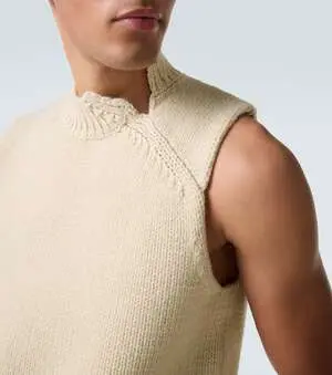 Dries Van Noten Wool And Cashmere Sweater Vest