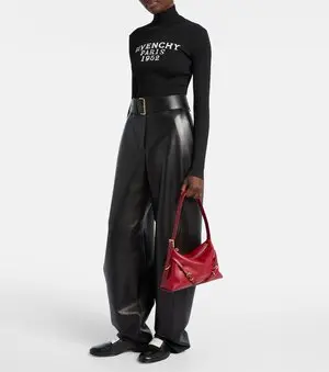 Givenchy Voyou Mini Leather Shoulder Bag - Red