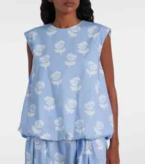 Marni Floral Cotton Top