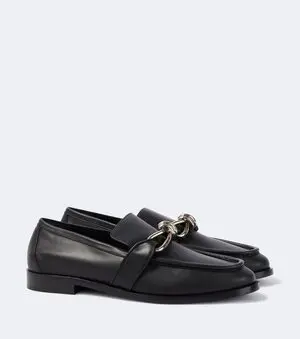 Bottega Veneta Astaire Knot Loafers - Black