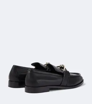 Bottega Veneta Astaire Knot Loafers - Black
