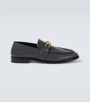 Bottega Veneta Astaire Knot Loafers - Black