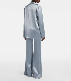 Galvan Julianne Satin Blazer