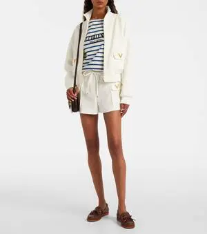 Valentino Garavani Vgold Jersey Shorts