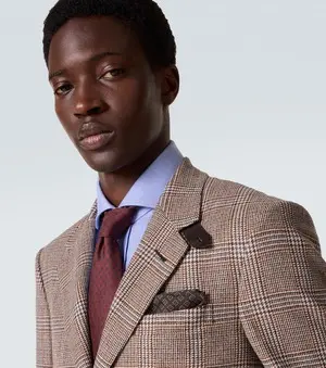 Dunhill Printed Silk Pocket Square
