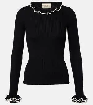 Women's Valentino Garavani Black Sweaters