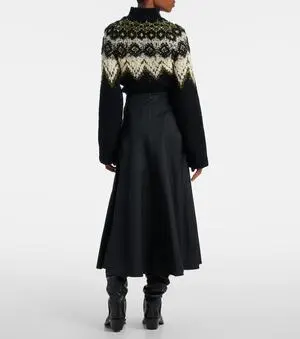 Proenza Schouler Heidi Cotton-blend Midi Skirt