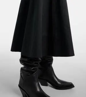 Proenza Schouler Heidi Cotton-blend Midi Skirt