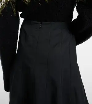 Proenza Schouler Heidi Cotton-blend Midi Skirt