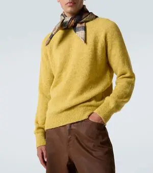 Dries Van Noten Alpaca And Wool-blend Sweater