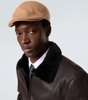 Giorgio Armani Wool And Cashmere-blend Cap