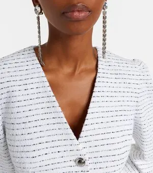 Alessandra Rich Fringed Clip-on Drop Earrings