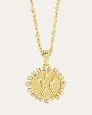 ANABEL ARAM JEWELRY Zodiac Pendant Necklace - Gemini