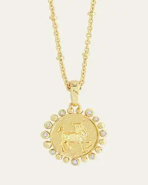 ANABEL ARAM JEWELRY Zodiac Pendant Necklace - Taurus
