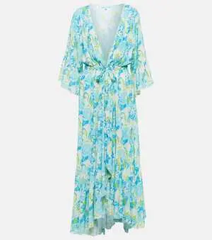Melissa Odabash Printed Kaftan Dress