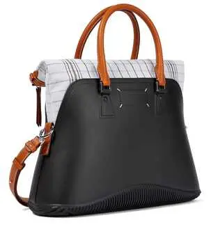 MAISON MARGIELA 5ac Leather-trimmed Rubber Tote