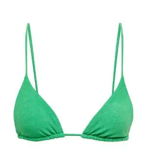 Jade Swim Via Bikini Top - Green