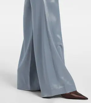 Galvan Julianne High-rise Wide-leg Pants - Blue