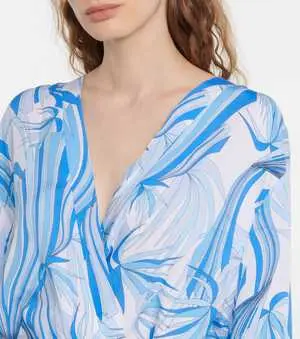 Melissa Odabash Bethany Printed Mini Dress