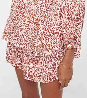 Poupette St Barth Clara Leopard-print Blouse