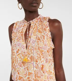 Poupette St Barth Clara Printed Minidress