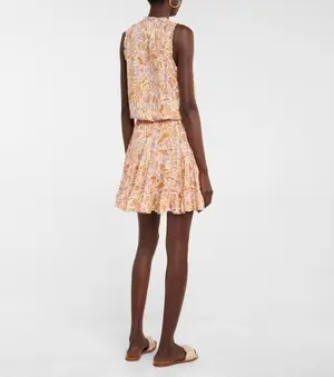 Poupette St Barth Clara Printed Minidress