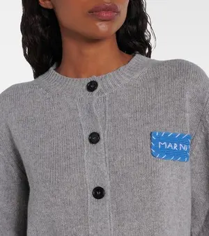 Marni Logo Cashmere Cardigan