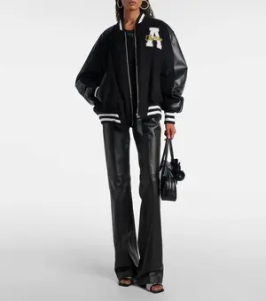 Mach & Mach Puffy Heart Embellished Leather Mules