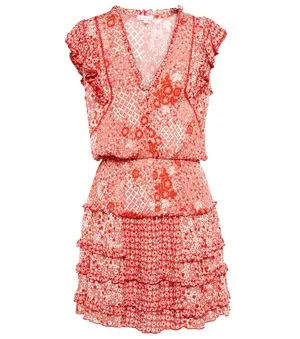 Poupette St Barth Paulina Floral Minidress - Multicoloured