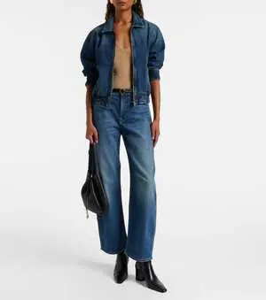 NILI LOTAN Tribeca Barrel-leg Jeans