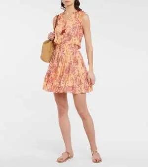 Poupette St Barth Triny Printed Minidress