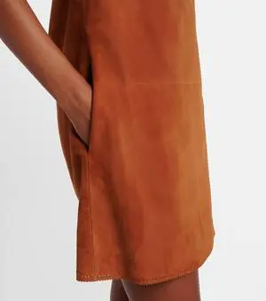 Versace Suede Mini Dress