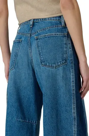 Joe's Jeans The Bowie Two Tone High Waist Barrel Jeans