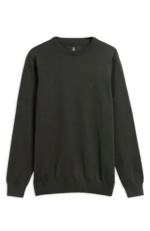 Barbour Pima Cotton Crewneck Sweater - Sage