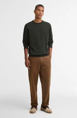 Barbour Pima Cotton Crewneck Sweater - Sage