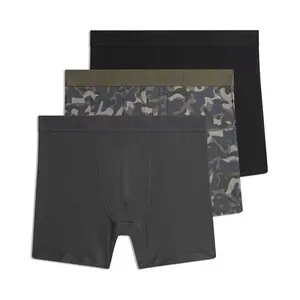 PUMA Ultra Soft Boxers 3 Pack - Assorted Colours