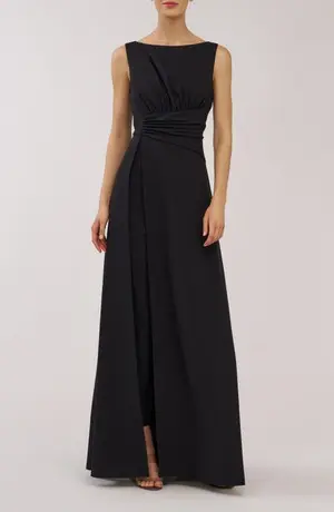 KAY UNGER Palmer Sleeveless Maxi Jumpsuit - Onyx