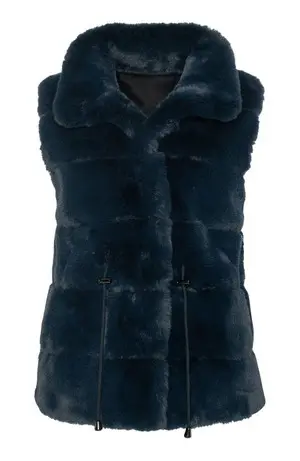 LYLA GRANT Fur-free Rex Rabbit Vest