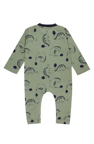 LILLY + SID Organic Cotton Dinosaur Print Jumpsuit