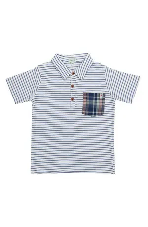 LILLY + SID Organic Cotton Stripe Print T-shirt