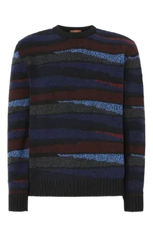 Missoni Crew Neck Striped Sweater