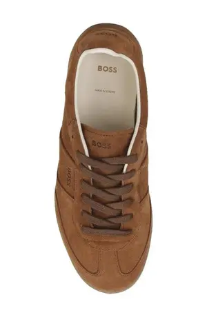 BOSS Brenta Leather Low-top Sneakers - Rust/copper